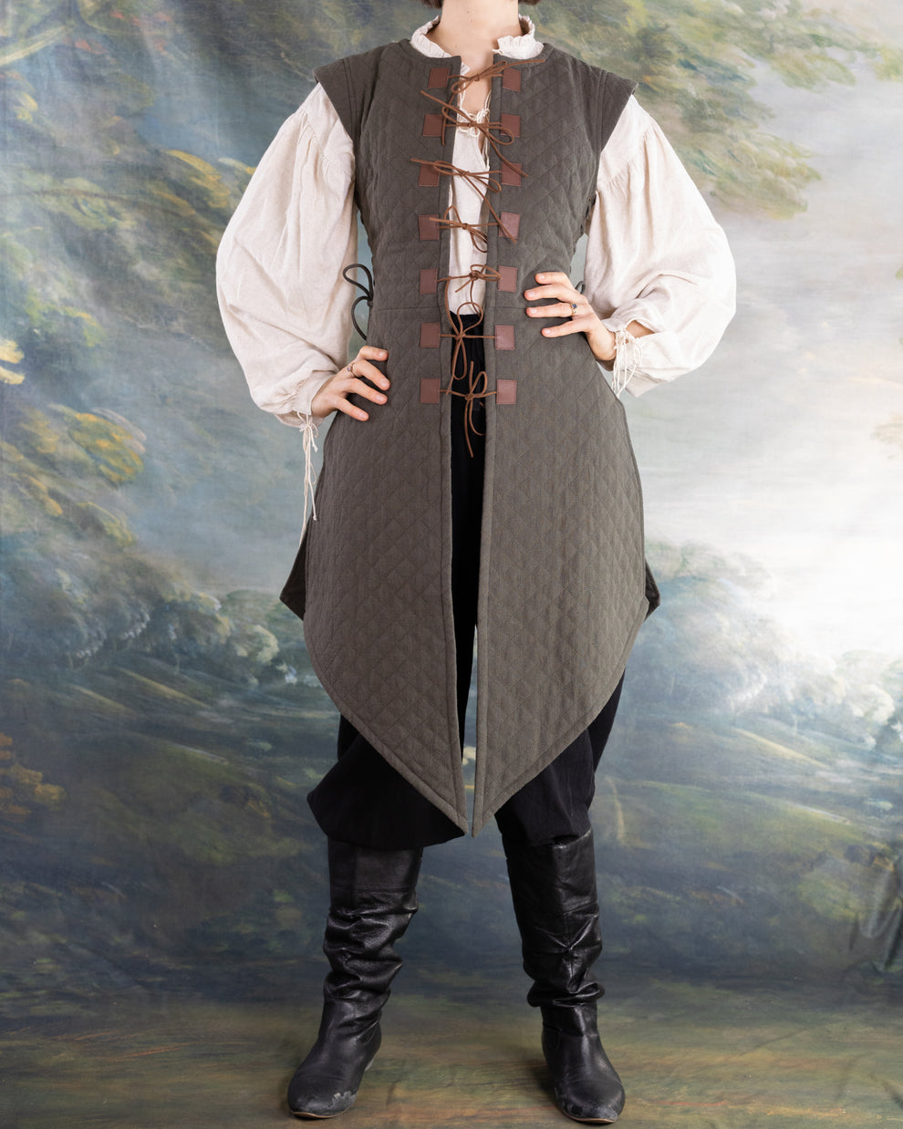 Quilted Gambeson | Women's Padded Armor for Cosplay and LARP – French ...
